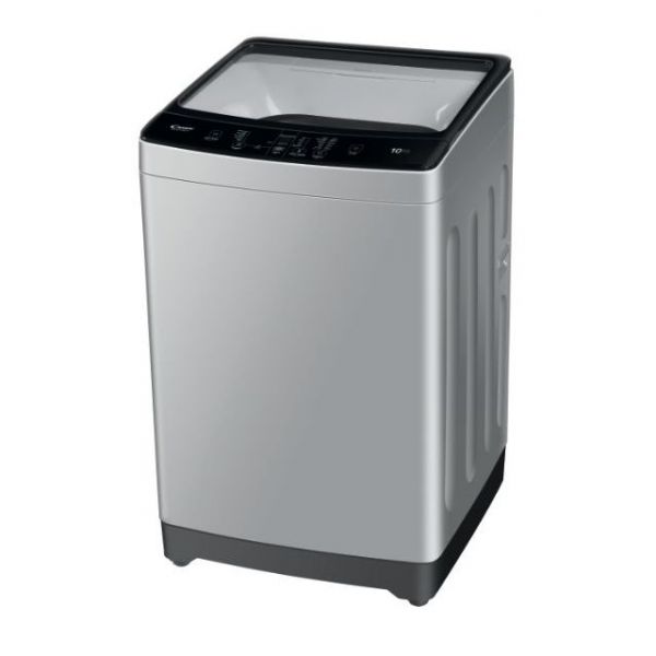 Candy washing machine 10 kg - top load - silver - Electranest