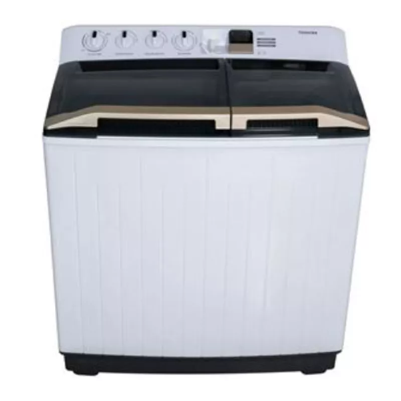 Toshiba washing machine, two tubs, 12 kg, white - Electranest