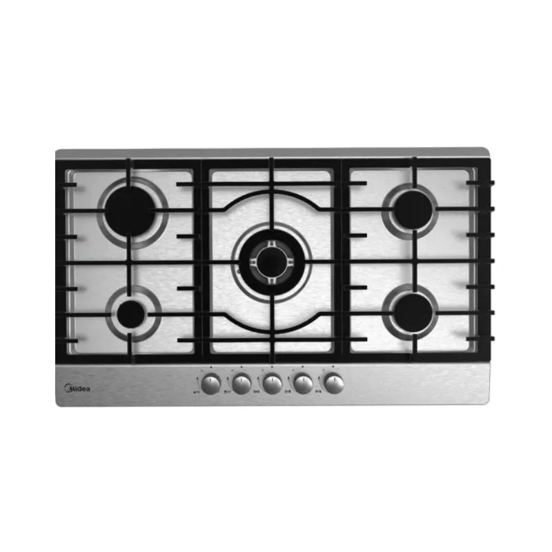 Media built-in gas hob M/90SQ005, size 90 cm, steel (5 gas burners ...