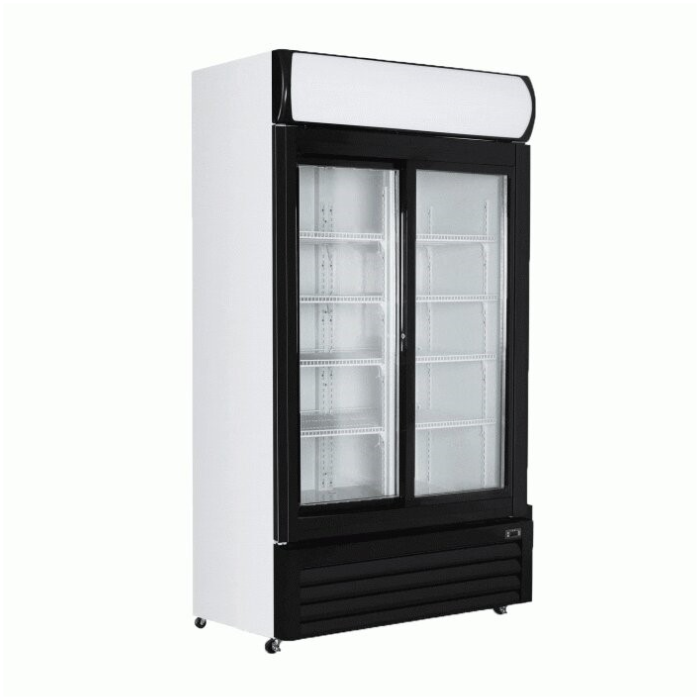 Bancol 2-Door Sliding Glass Refrigerator - 50 Cubic Feet - Electranest