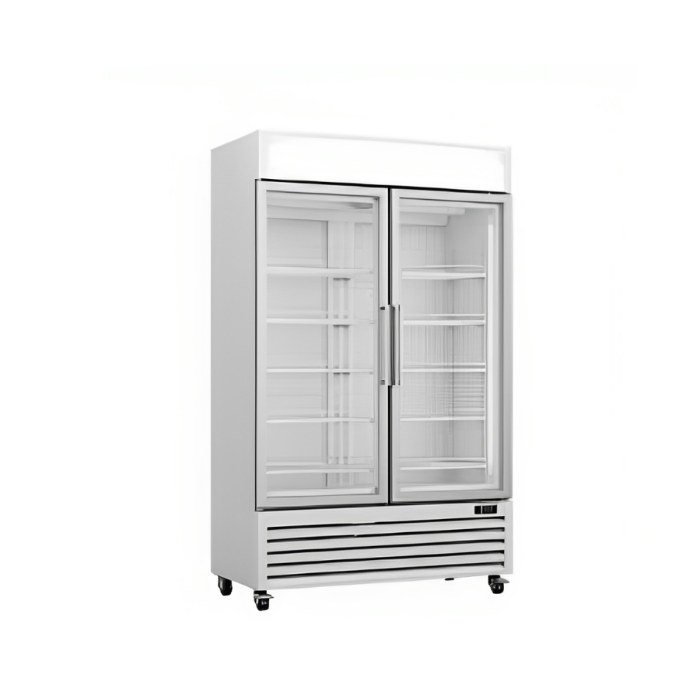 Bancool Double Glass Door Freezer - Stainless Steel - Silver - FD-LS122 ...