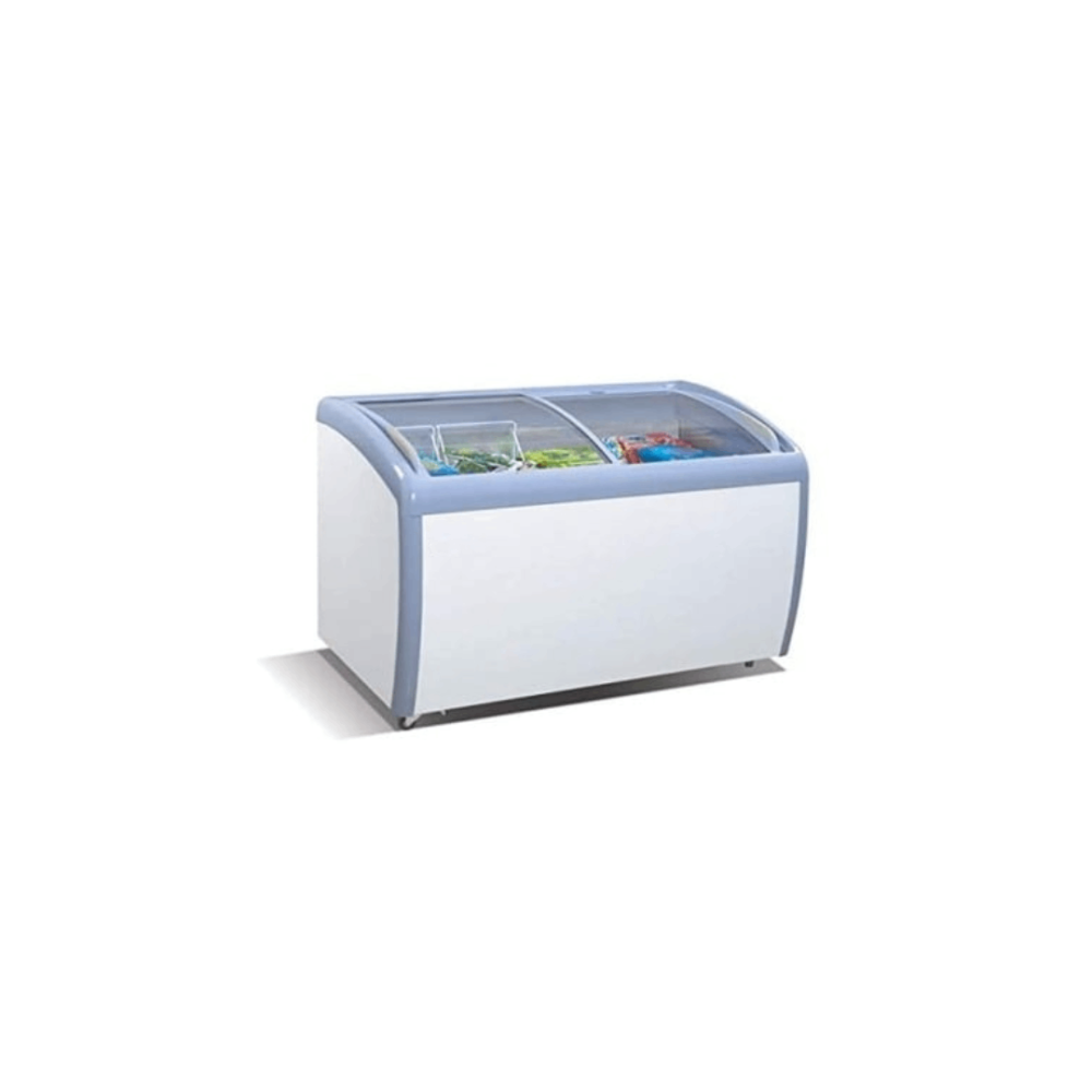 Bancool 260L Glass Door Chest Freezer - White - Electranest