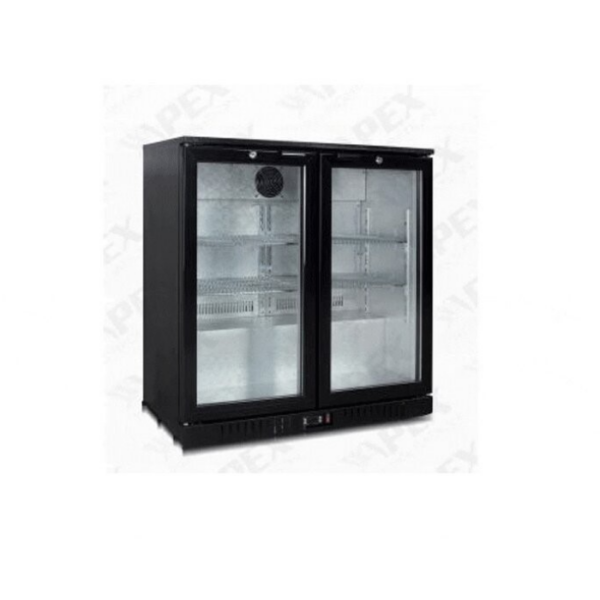 Bancol Glass Refrigerator (Double Door) - 2 Doors - Black - BB-210D (HB ...