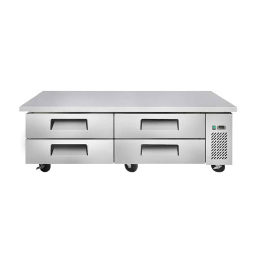 Bancol Chef Counter Refrigerator - 4 Drawers - Silver - Electranest