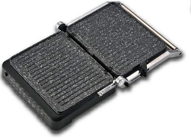 Xper Healthy Grill 2000W 6 Touch Functions Granite - Black - Electranest